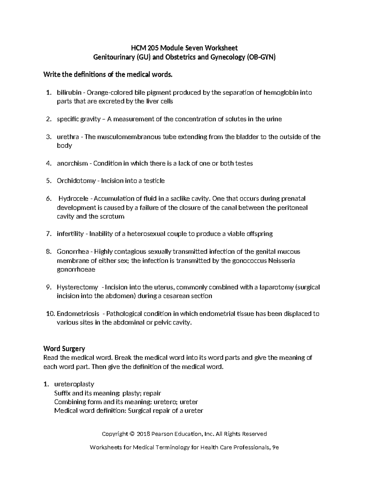 HCM 205 Module Seven Worksheet - HCM 205 Module Seven Worksheet ...
