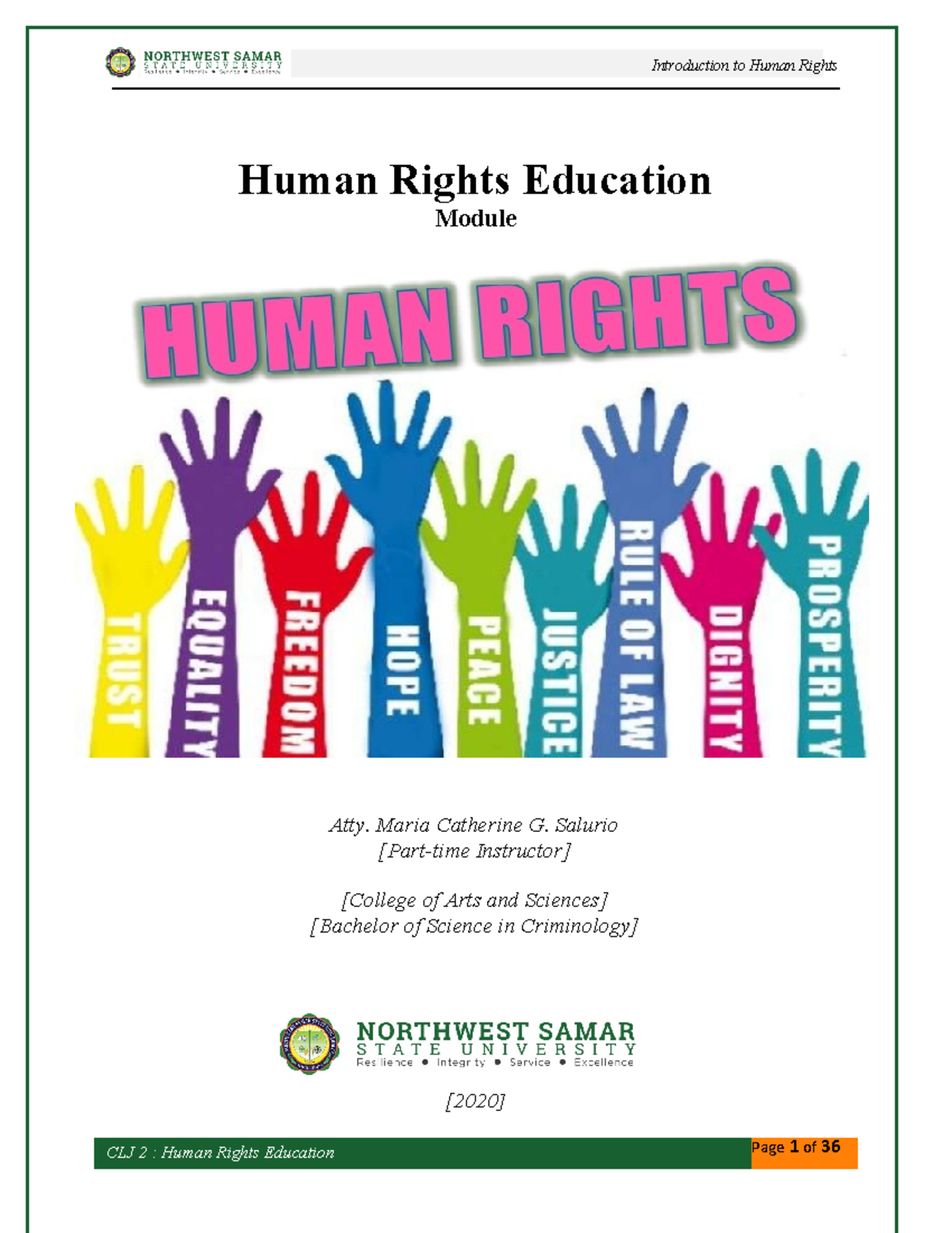 477139287 HRE Module 1 docx - Human Rights Education Module Atty. Maria ...