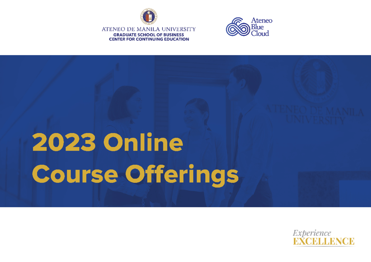 2023 Program Offerings SN2023-02 - 2023 Online Course Offerings ...