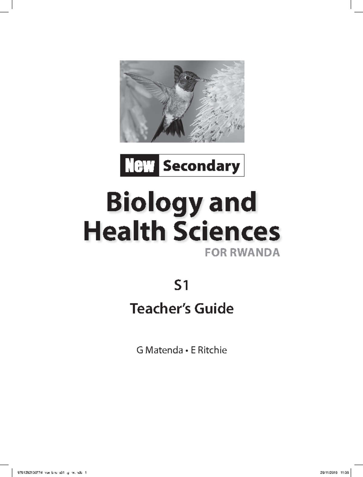 Biology S1 TG - Senior G Matenda • E Ritchie Biology and Health ...