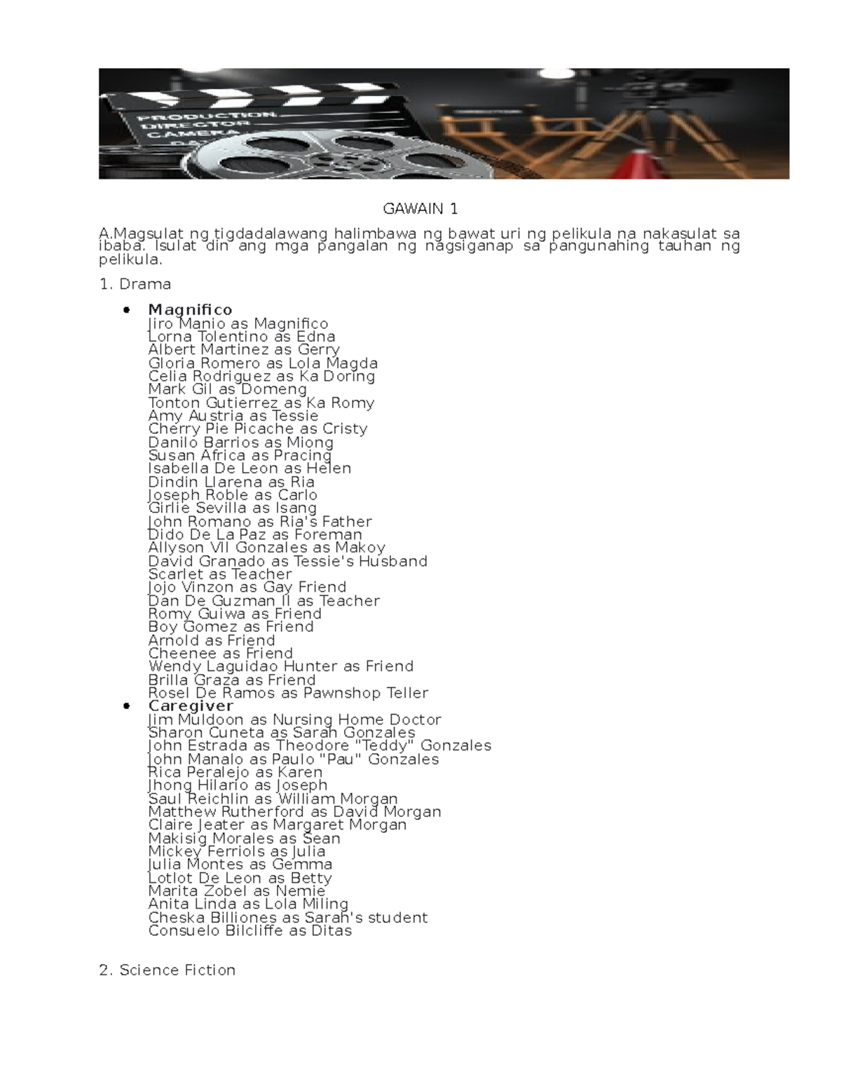 M1A2G2 - MODULE 1 ACTIVITY 1 - GAWAIN 1 A ng tigdadalawang halimbawa ng ...