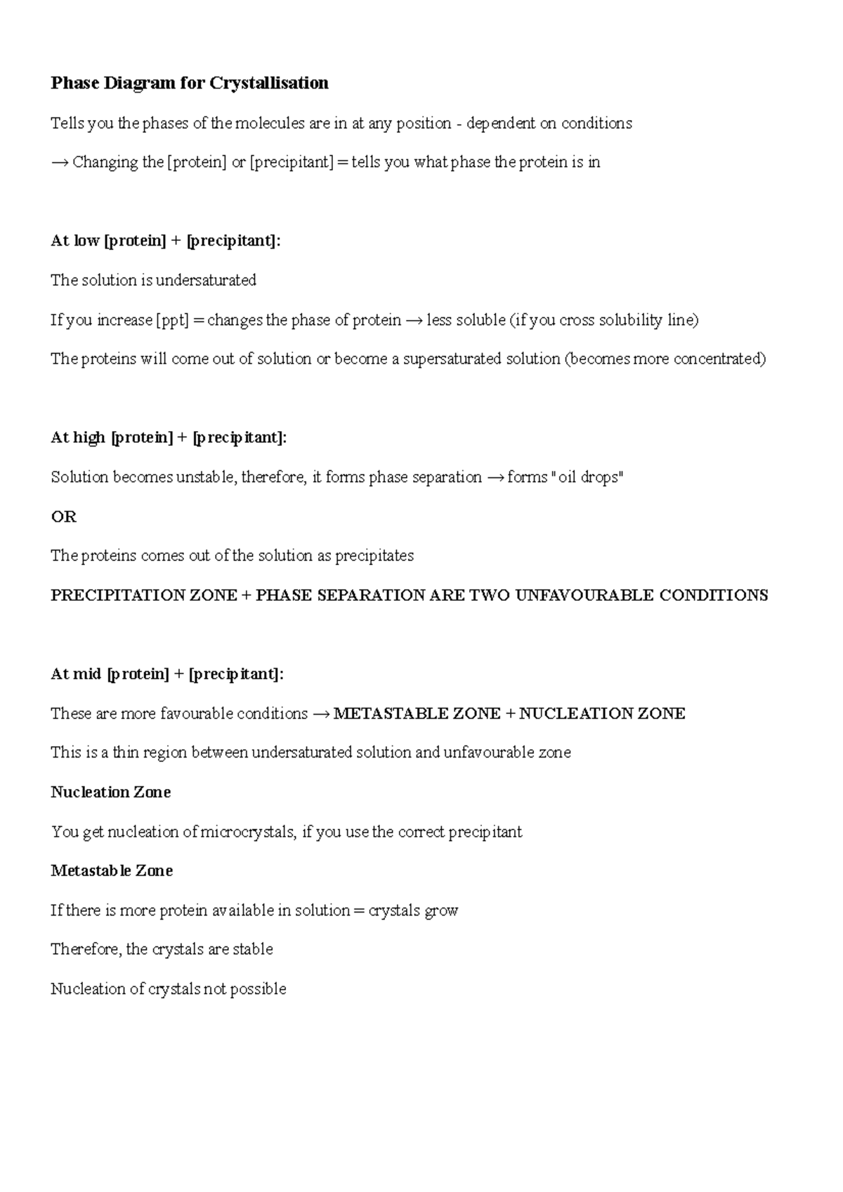 Crystal Growth Phase Diagrams - Phase Diagram for Crystallisation Tells ...