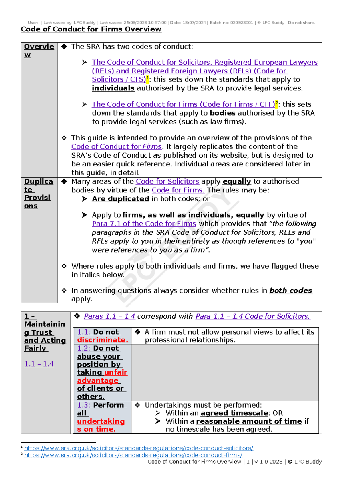 2. Code of Conduct for Firms Overview - Code of Conduct for Firms ...