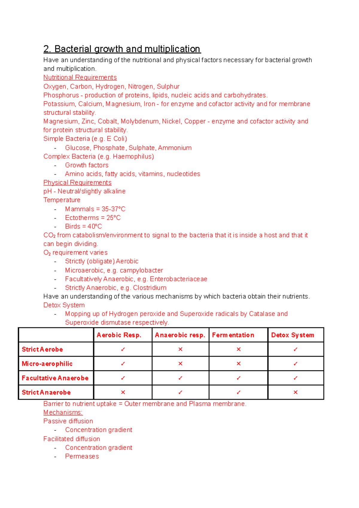 Bacterial Growth and Multiplication - 2. Bacterial growth and ...
