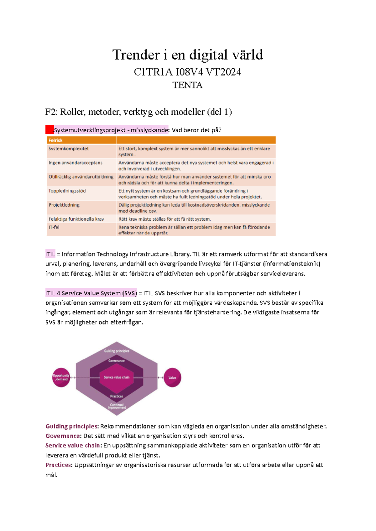 Trender i en digital värld - Trender i en digital värld C1TR1A I08V4 VT ...