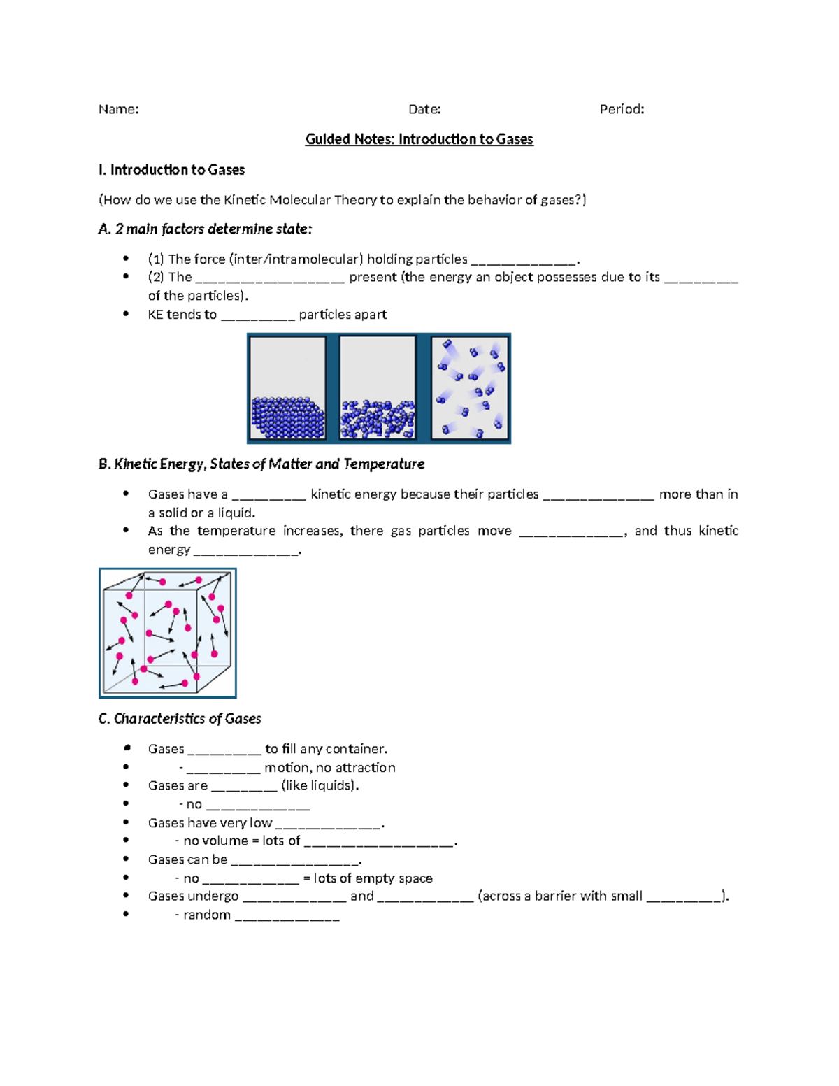 Introduction to Gases - Introduction to Gases (How do we use the ...