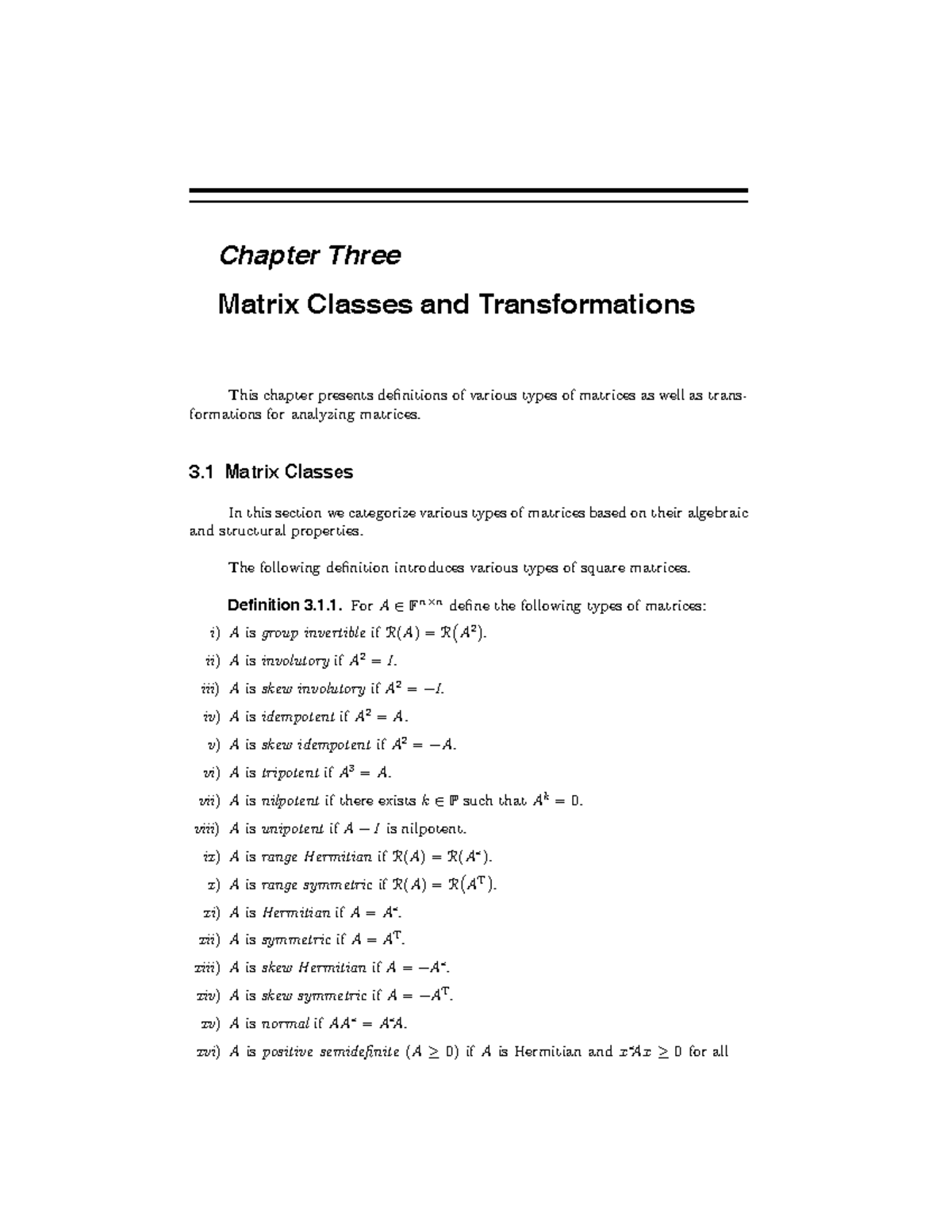 Simple Matrix 4 - 學習資源 - Chapter Three Matrix Classes and ...