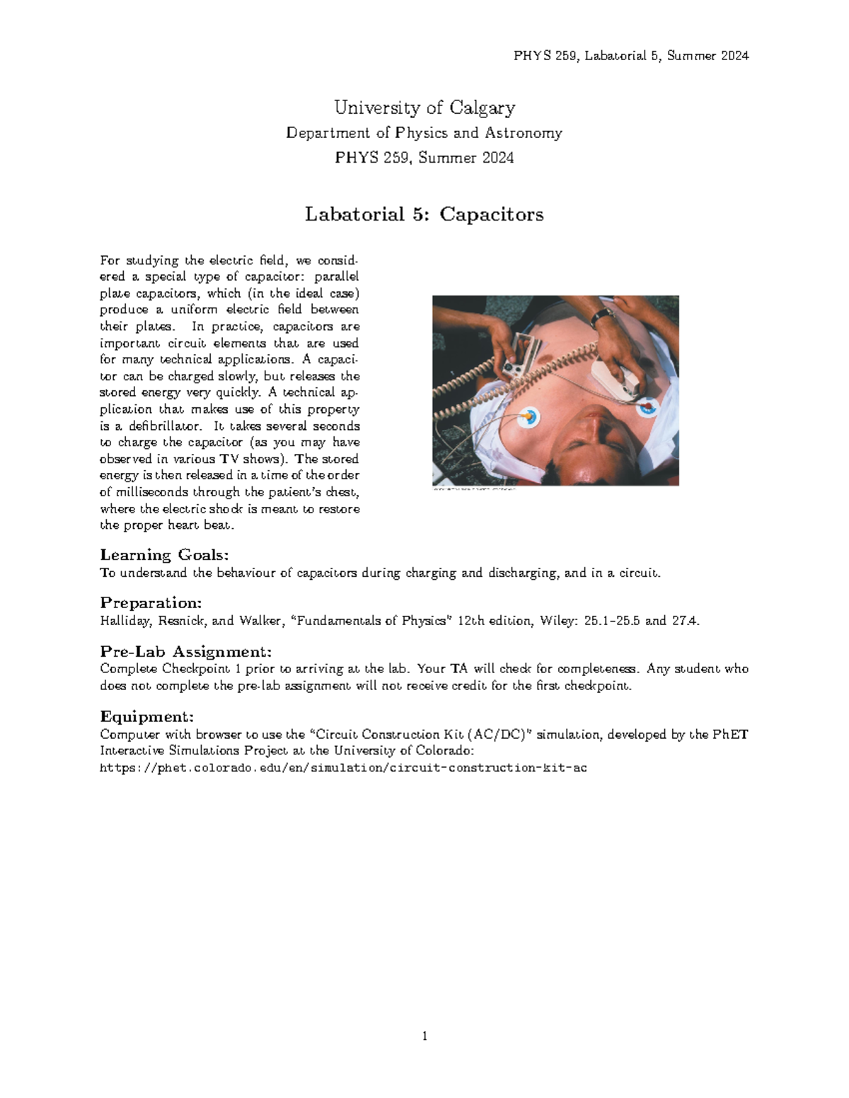 PHYS259-Lab05-Capacitors-SU2024 240711 131759 - University of Calgary ...