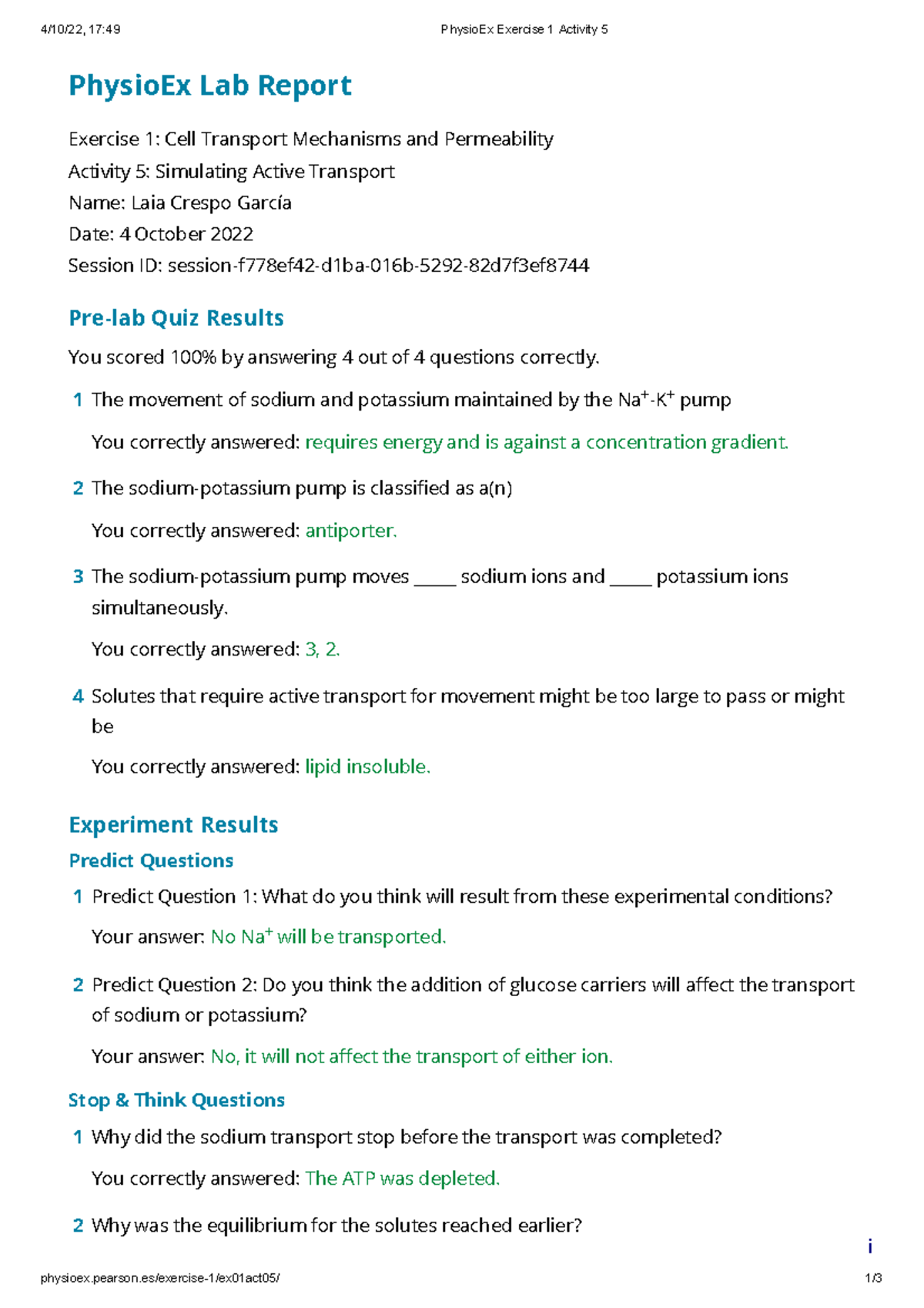 Physio Ex Exercise 1 Activity 5 - pearson/exercise-1/ex01act05/ 1 ...