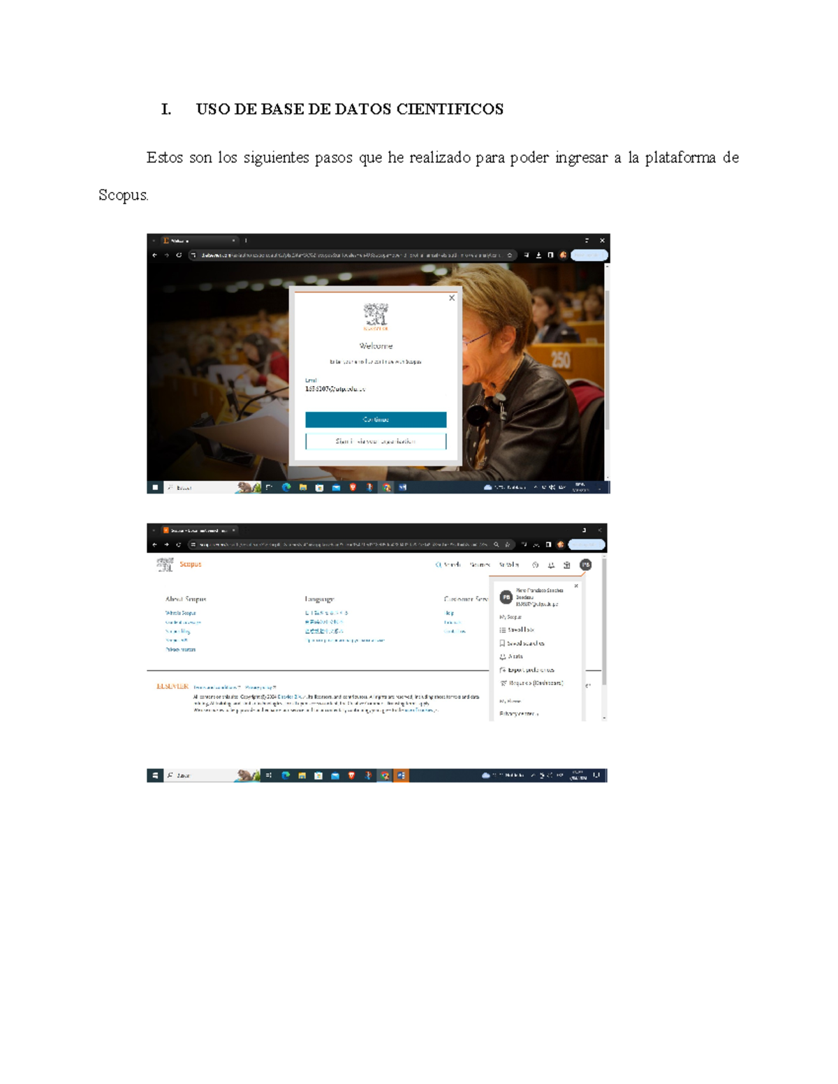 USO DE BASE DE Datos Cientificos - Introducción a la vida universitaria: Administración de ...