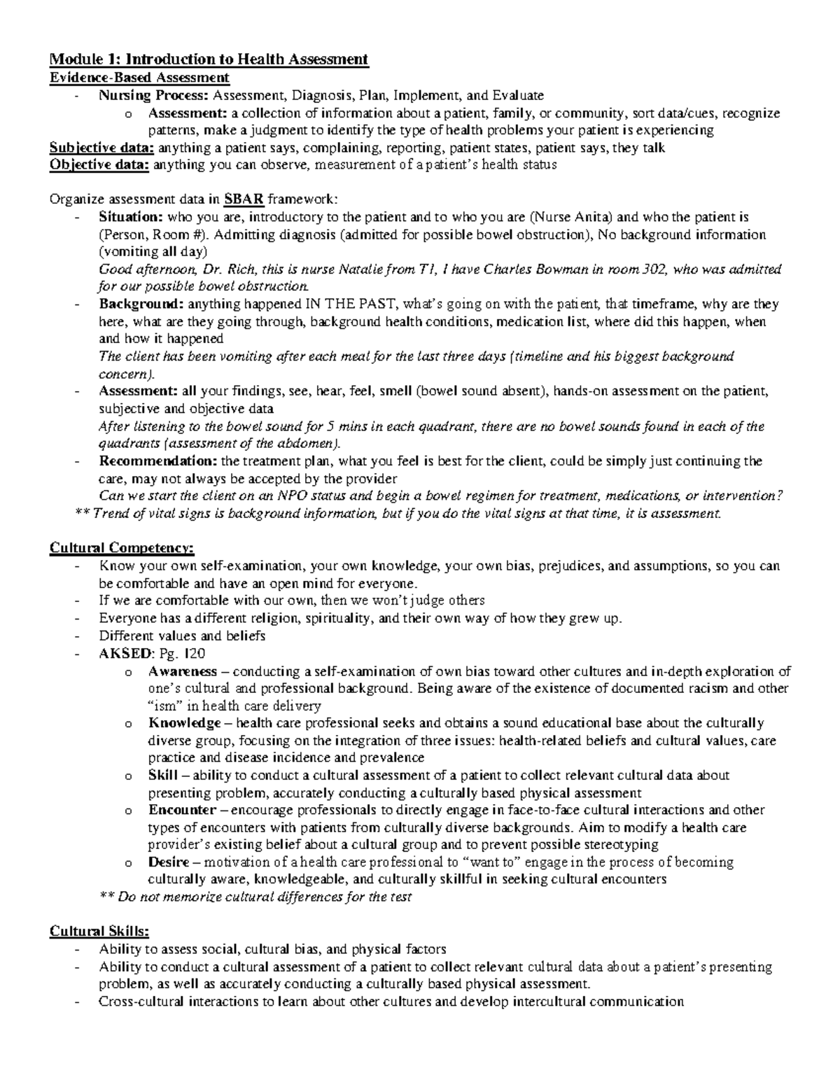 Block 2 most important study guide - Module 1: Introduction to Health ...