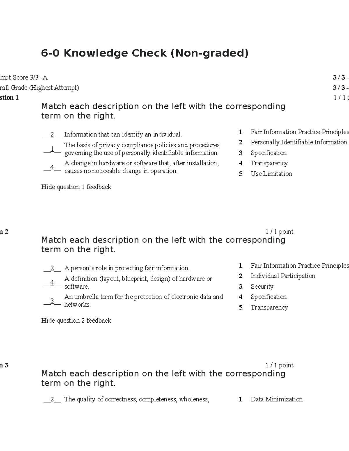 CYB 260 6-0 Knowledge Check (Non-graded) - 6-0 Knowledge Check (Non ...