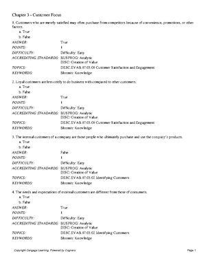 Chapter 7 Design for Quality and Product Excellence - 1. If an idea survives the concept stage ...