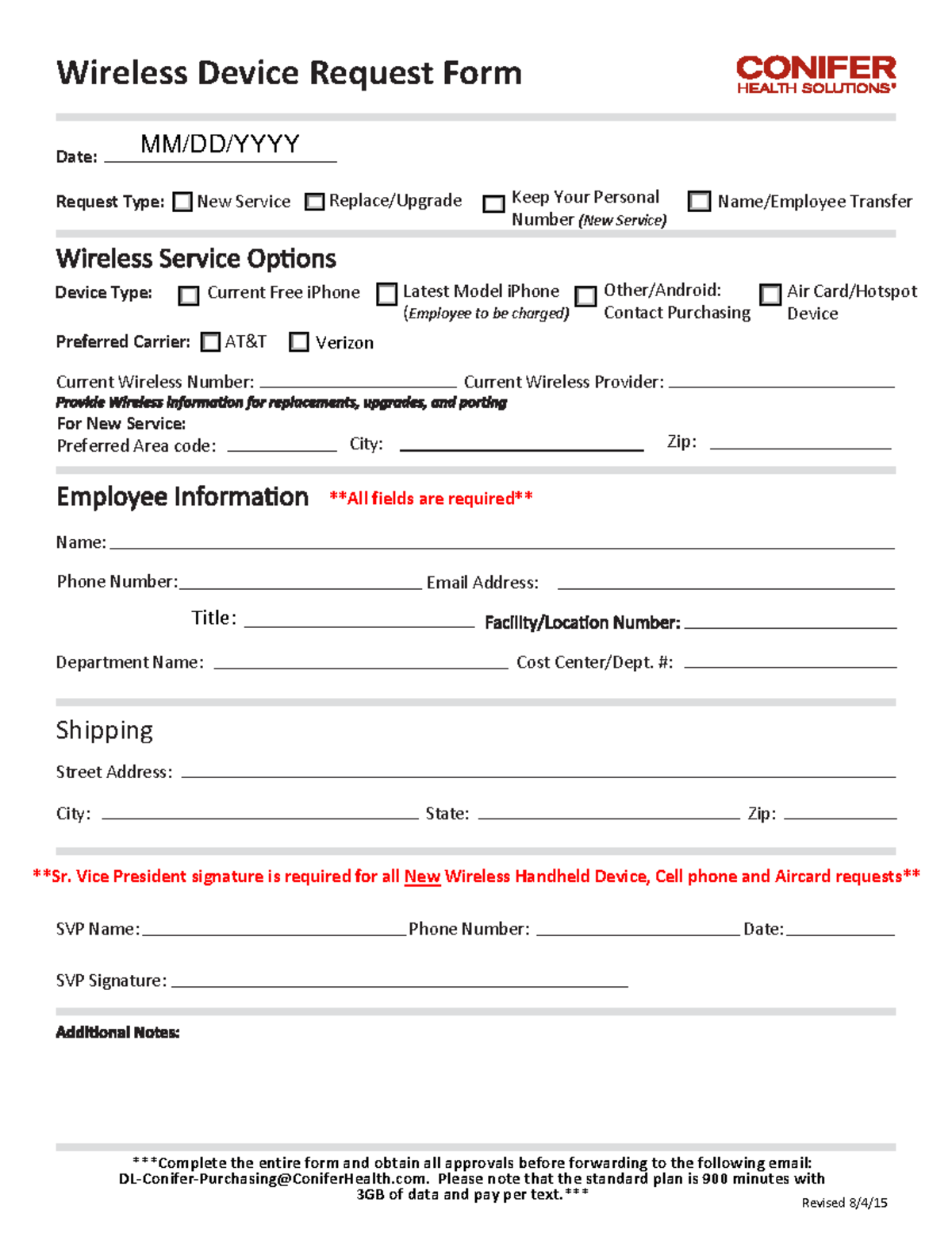 Wireless Request Form 2016 - Date: Wireless Device Request Form ...