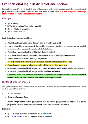 Lecture 2 State Space Representation - State Space Representation In artificial intelligence, a ...