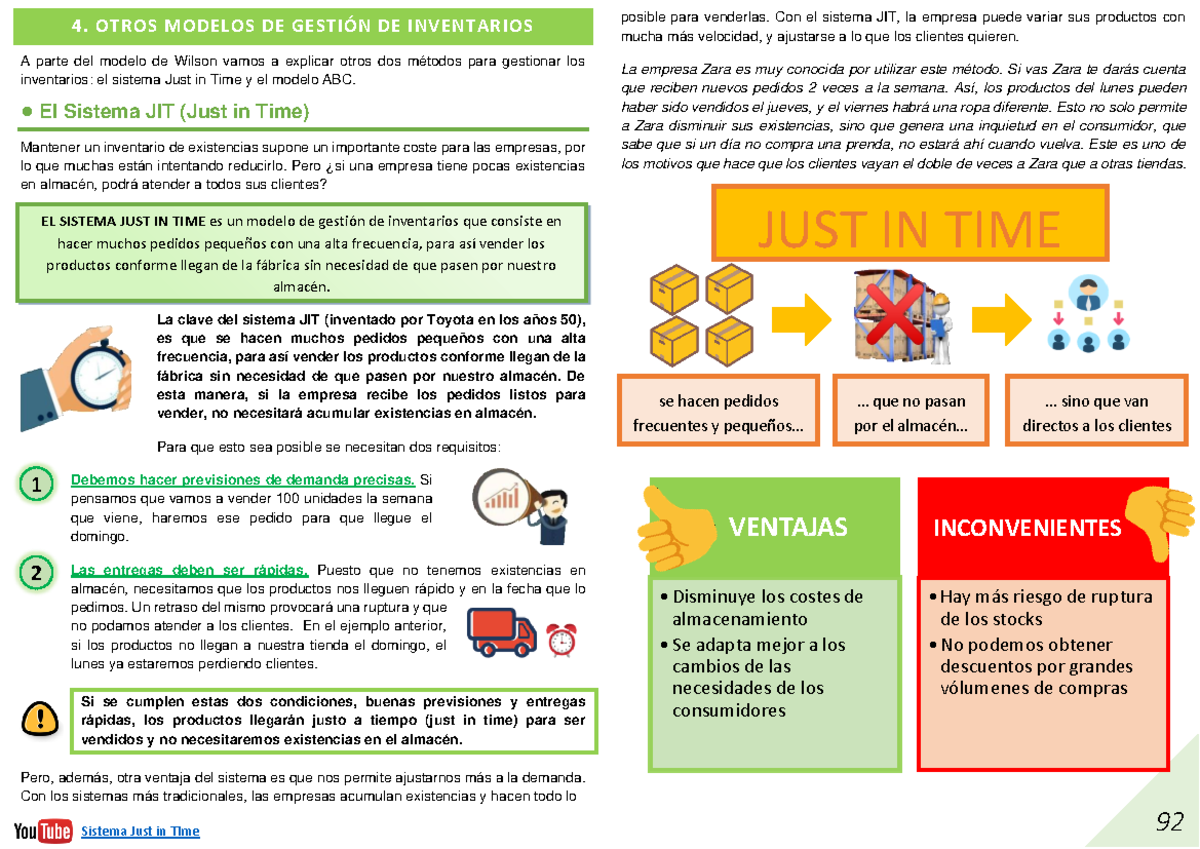 JUST IN TIME - Econosublime - 92 Sistema Just in TIme 92 4. OTROS ...