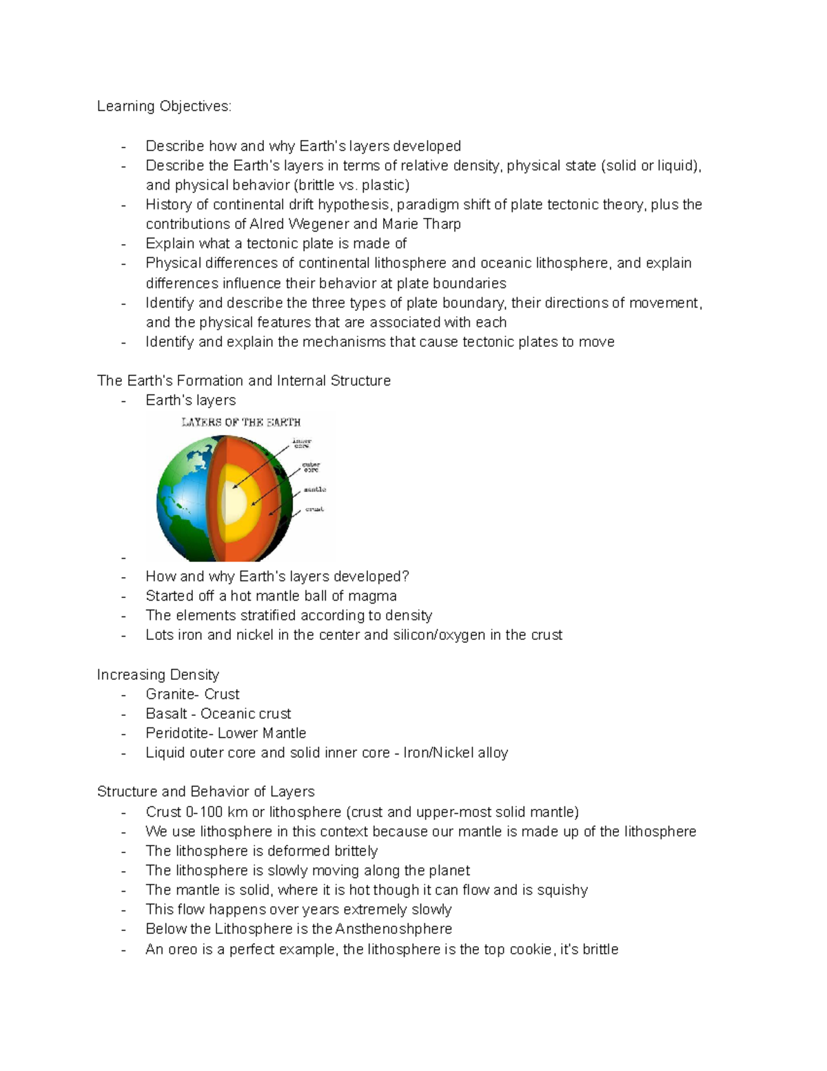 GLG 141 Lecture 8 25 22 - Learning Objectives: Describe how and why ...