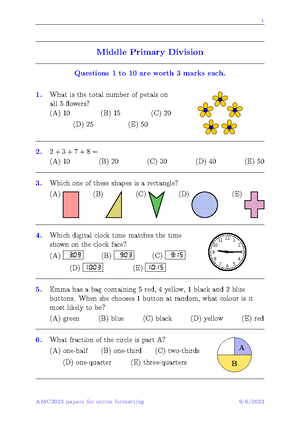 Year 10 2023 Linear Relations Practice Test - Year 10 Advanced 2020 ...