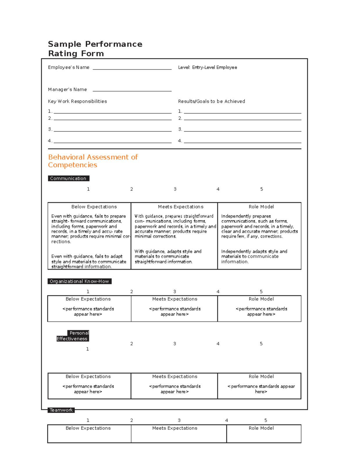 Performance Management as a tool , presentation presentation - Sample ...