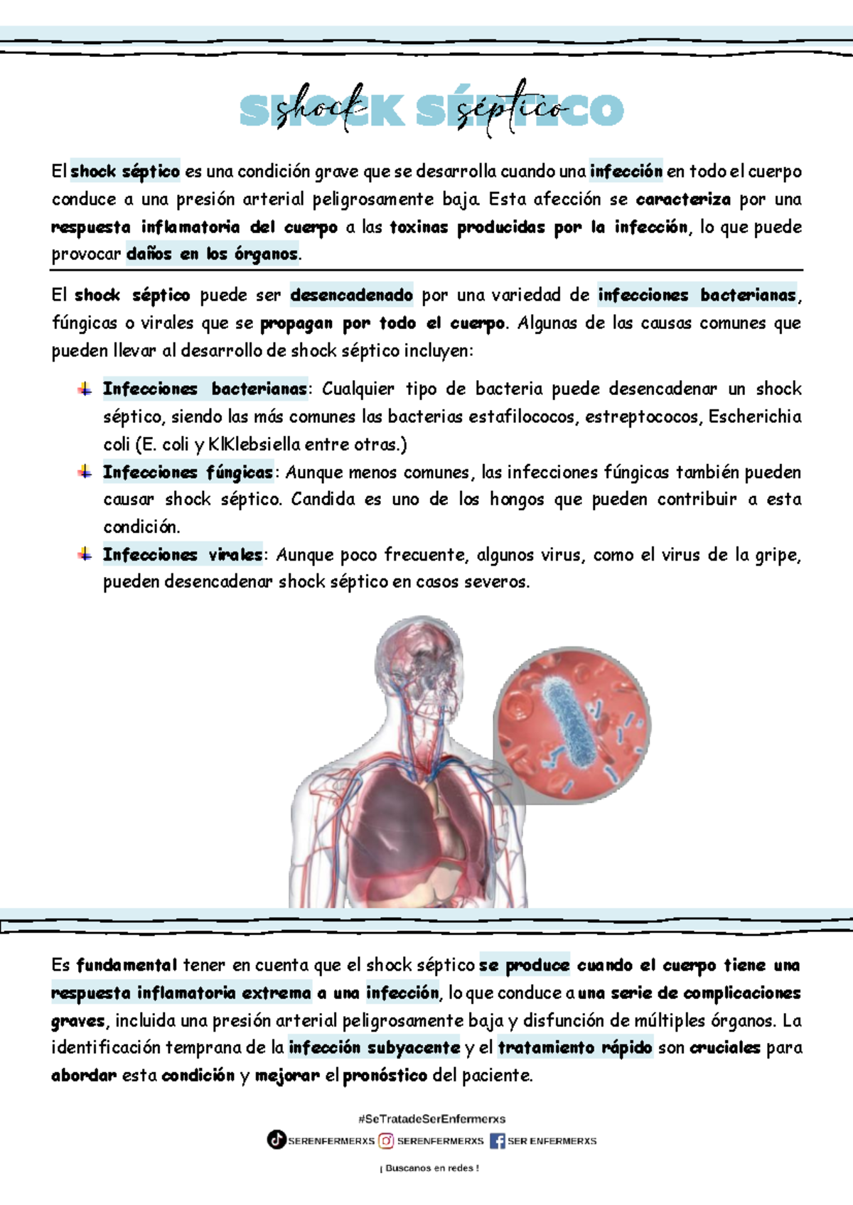 Shock Septico - SHOCK SÉPTICO El shock séptico es una condición grave ...