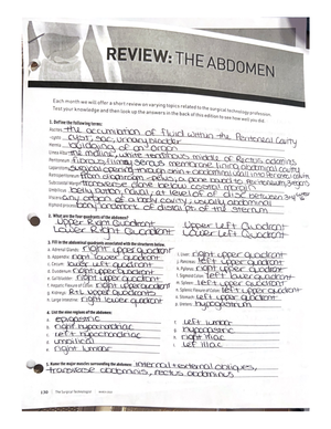 Suture Packet Information - SURG1020 - Studocu