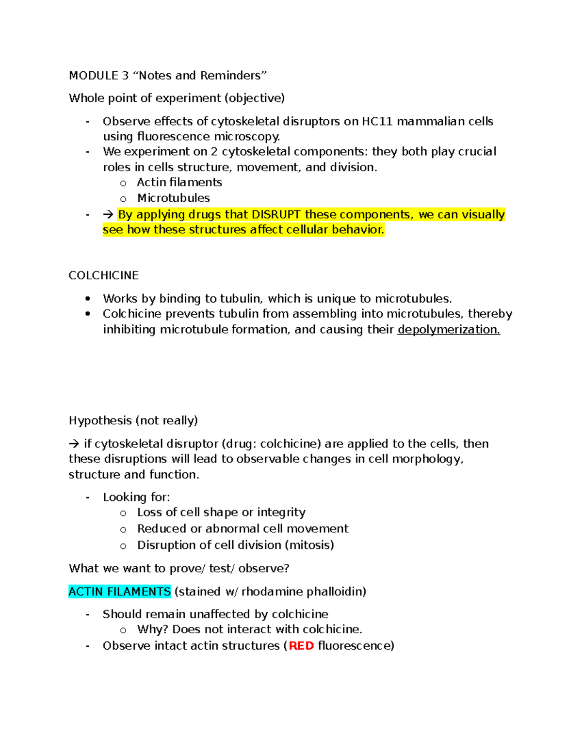 Module 3 notesz - Lecture notes for exam 2 - MODULE 3 “Notes and ...