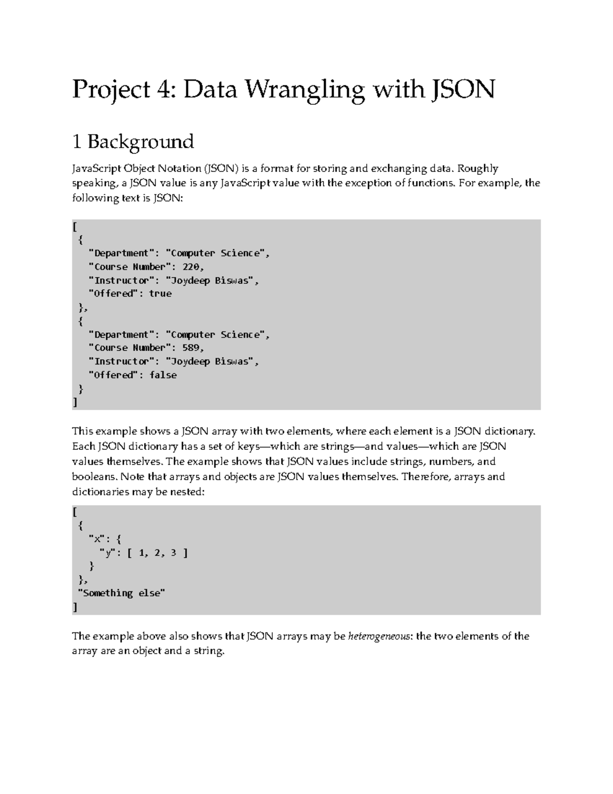 HW4-JSON-Builders in javascript and - Project 4: Data Wrangling with ...