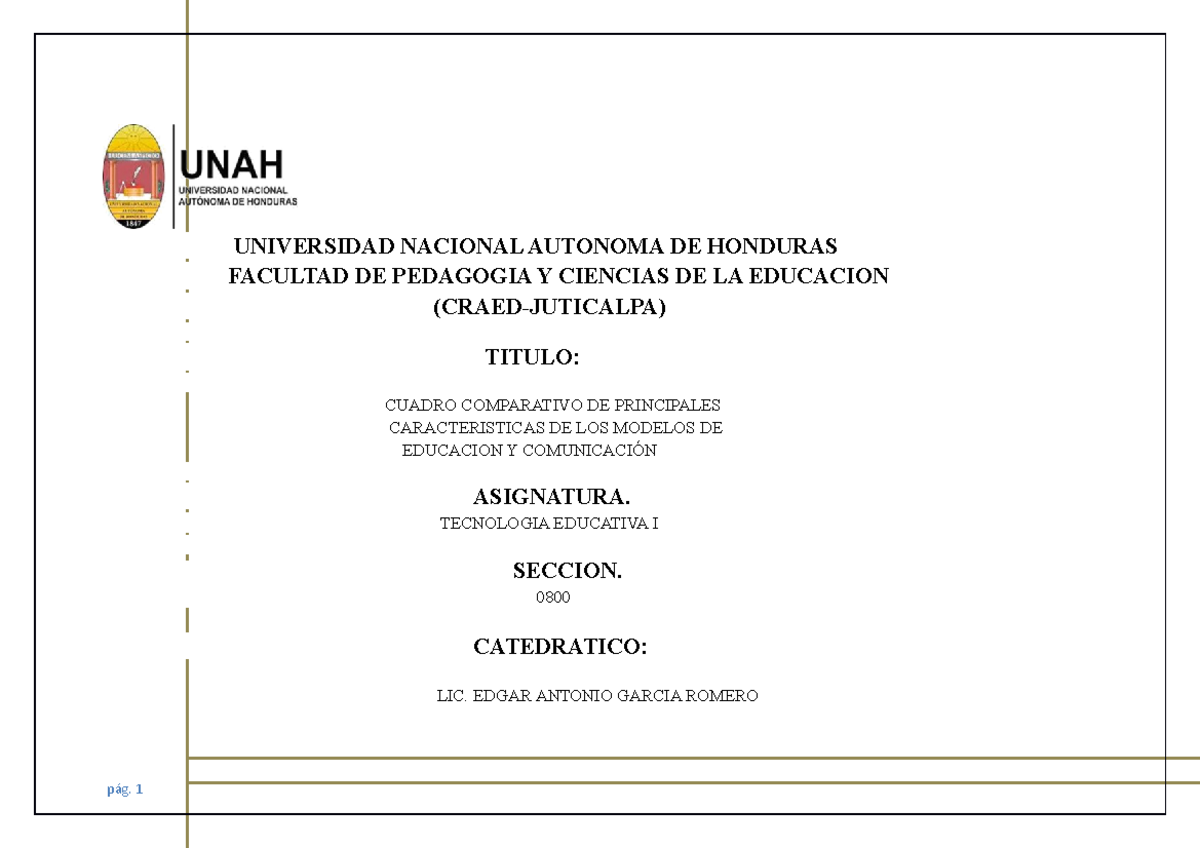 Zelaya- Denesy Anahi -U1Ta1,doc - UNIVERSIDAD NACIONAL AUTONOMA DE ...