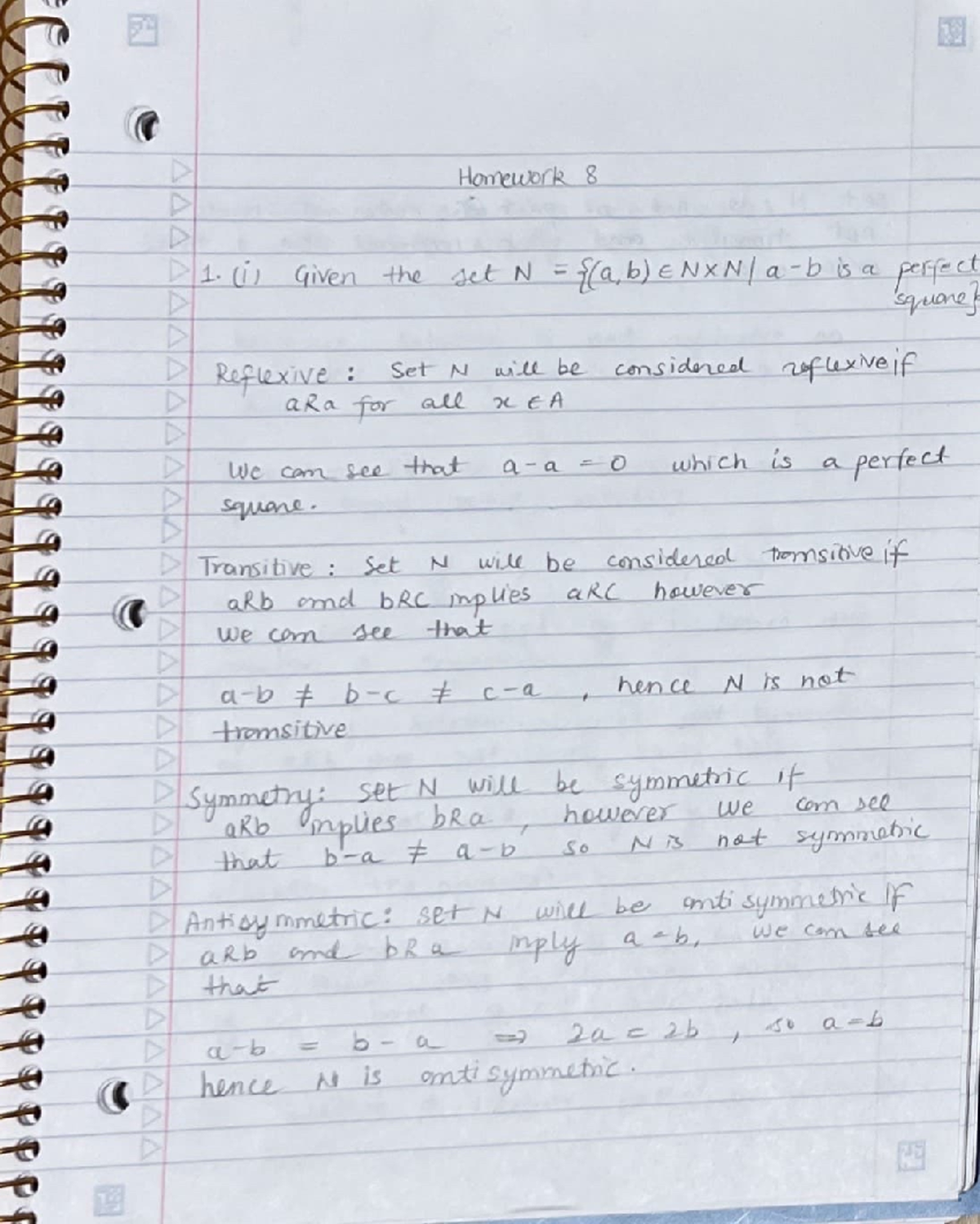 Math Hw 8 - math homework - Mathematics 2155F/G - Studocu