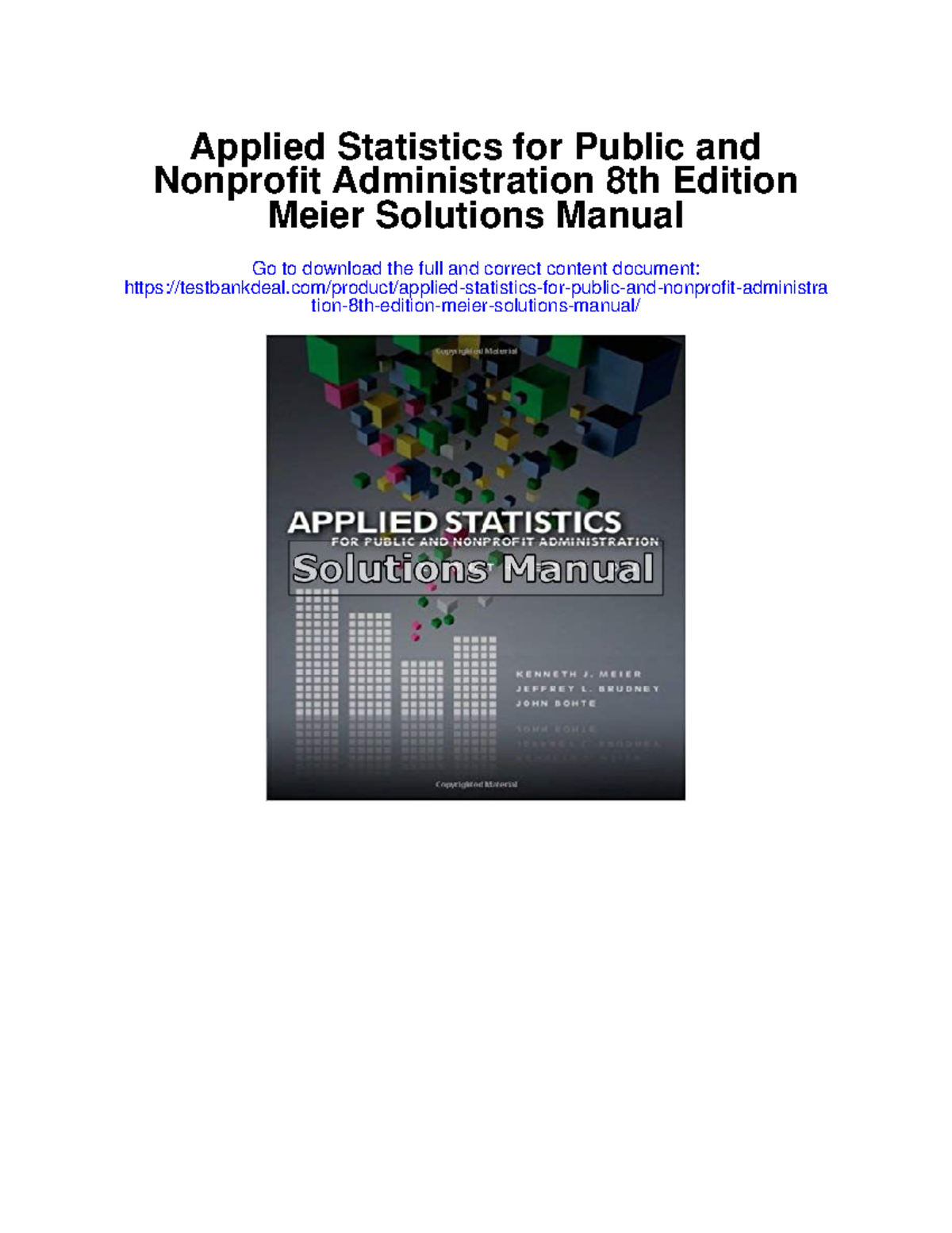 Chính sách phát triển xã hội - Applied Statistics for Public and ...