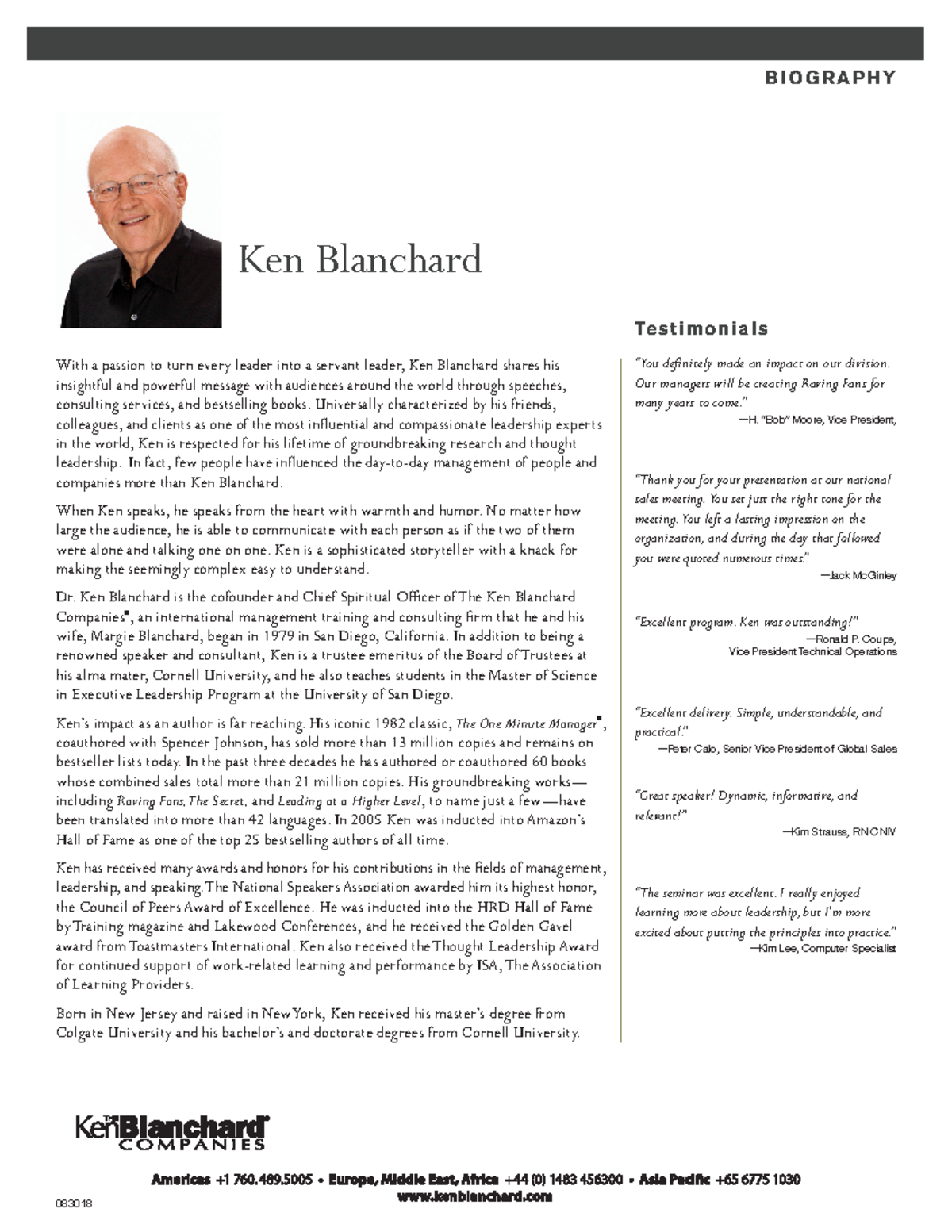 Ken-Blanchard - Notes - With a passion to turn every leader into a ...
