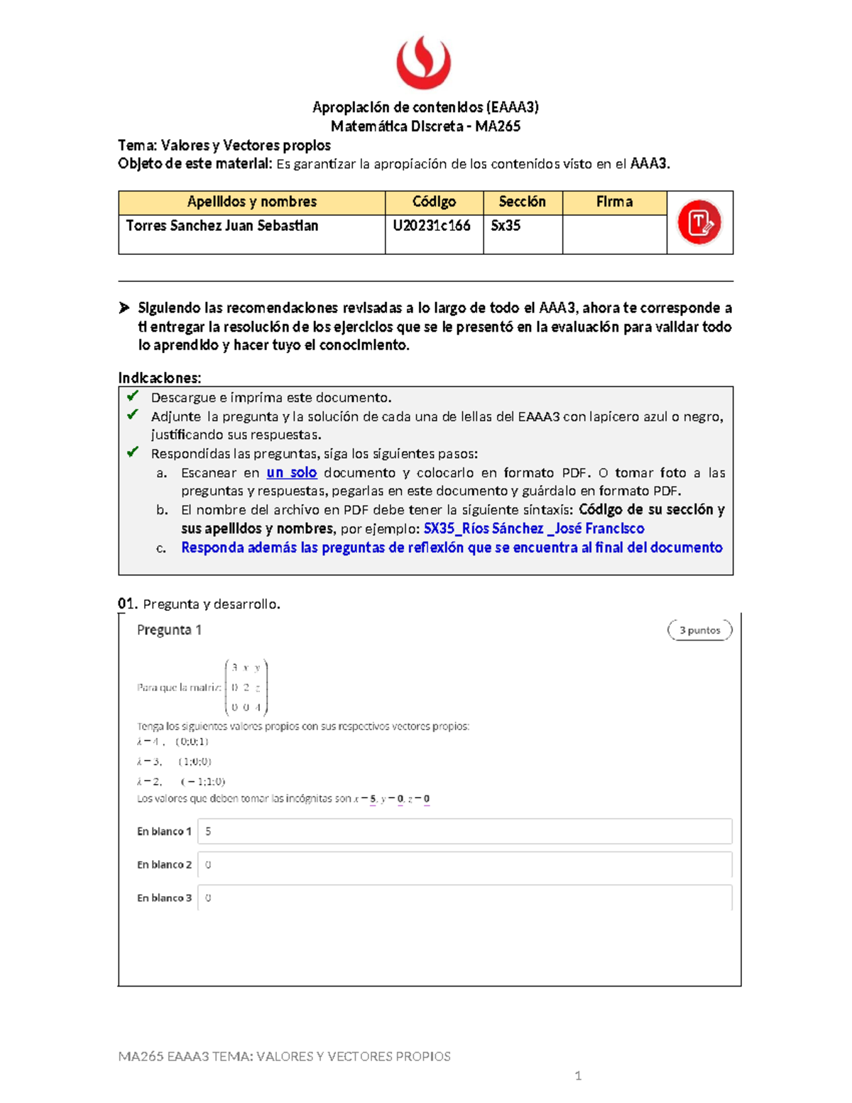 U20231 C166 Después Apropiación Contenido AAA3 Val y Vec propios - Apropiación de contenidos ...