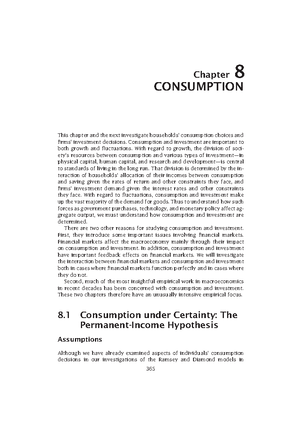 Bevahior of households ch3 - Chapter 3 The Behavior of Households with Markets for Commodities ...