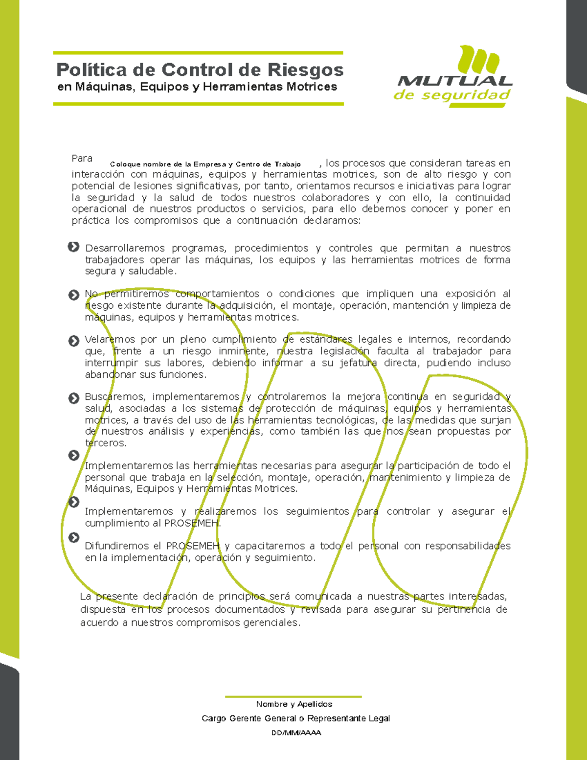 Anexo 1 politica de control de riesgos mehm - Política de Control de ...