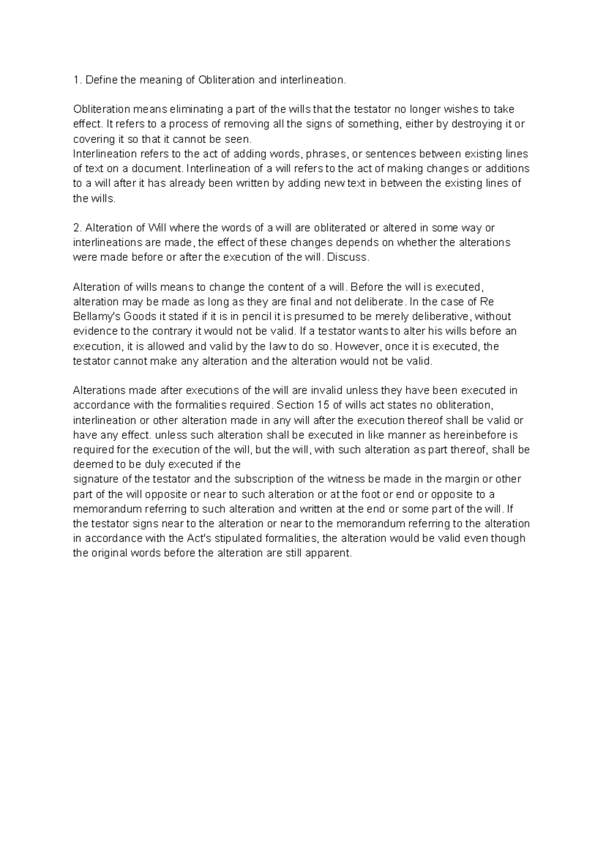 Tuto Probate - Baahhshaajavdhahs - Define the meaning of Obliteration ...