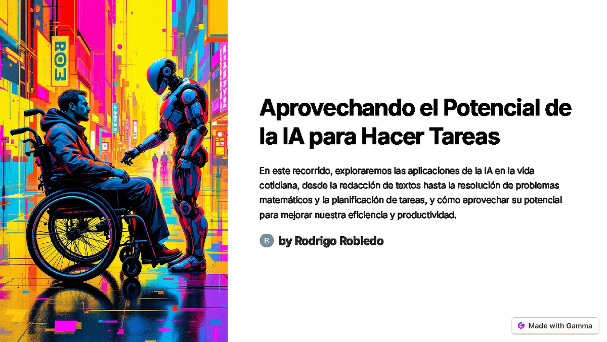 Aprovechando el Potencial de la IA para Hacer Tareas - by Rodrigo ...
