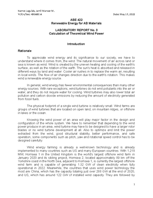 Laboratory 2A ABE 313 Guide - ABE 313: Properties of AB Materials ...