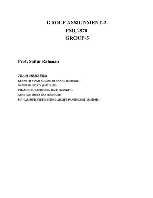 S23 – Group 6 - PMC870 – Global Treps Project – Group Project 3 - GROUP ...