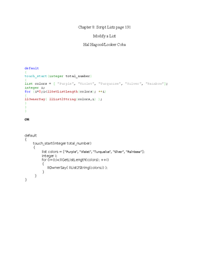U05a3 UML Diagram of a Program With Multiple Modifications - Chapter 11: Changing Object ...