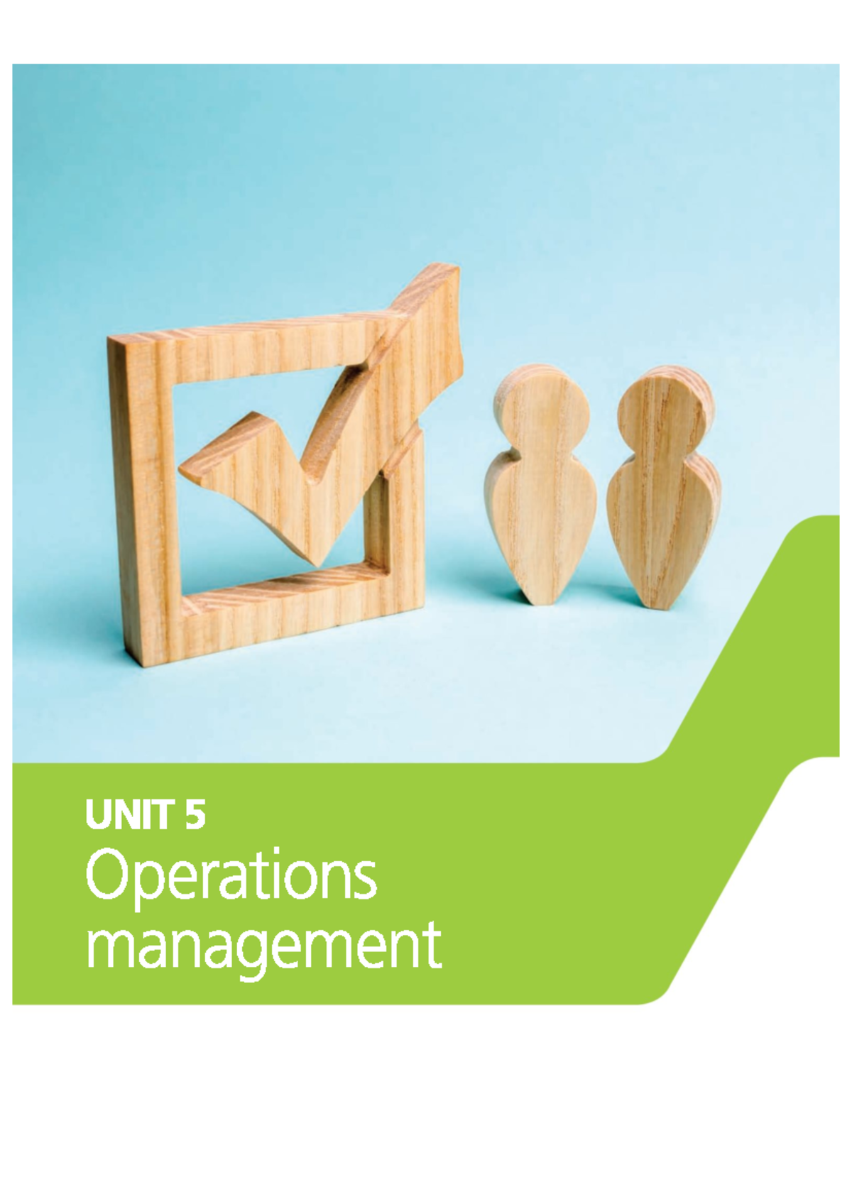 Operations UNIT Hodder - Business Management HL - Studocu