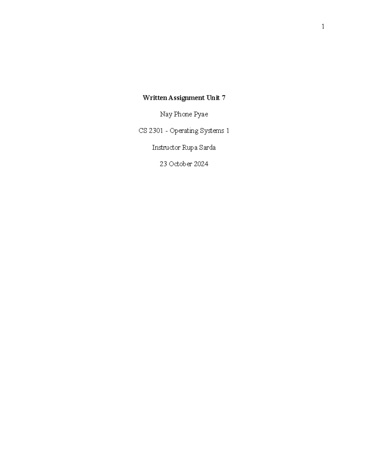 Written Assignment Unit 7 - I have experience with both Windows 10/11 and Linux Ubuntu/Mint, and ...