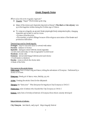 Greek theatre timeline notes - J. Doe 8/15/ THR Greek Theater Timeline ...