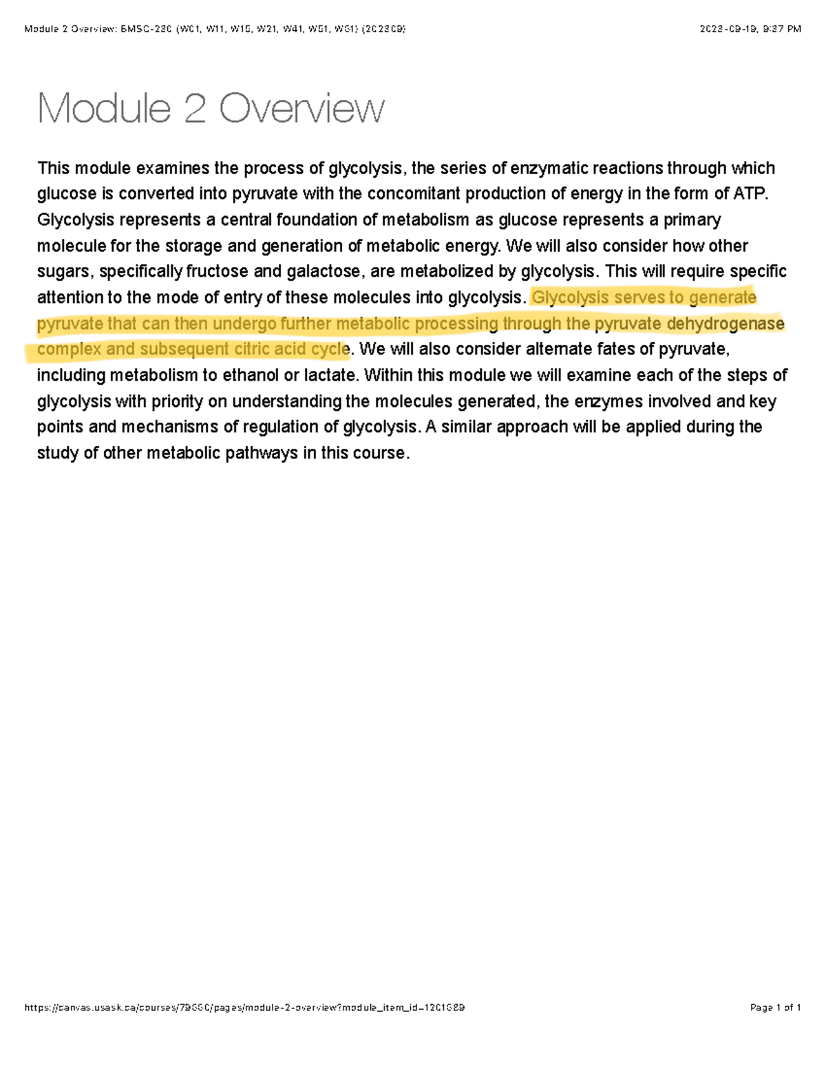 Module 2 - Fall Term 1 (online) - Module 2 Overview: BMSC-230 (W01, W11 ...