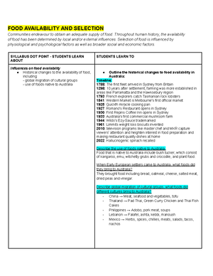 Functional properties of food- Year 11 Food Tech - 1. Functional ...