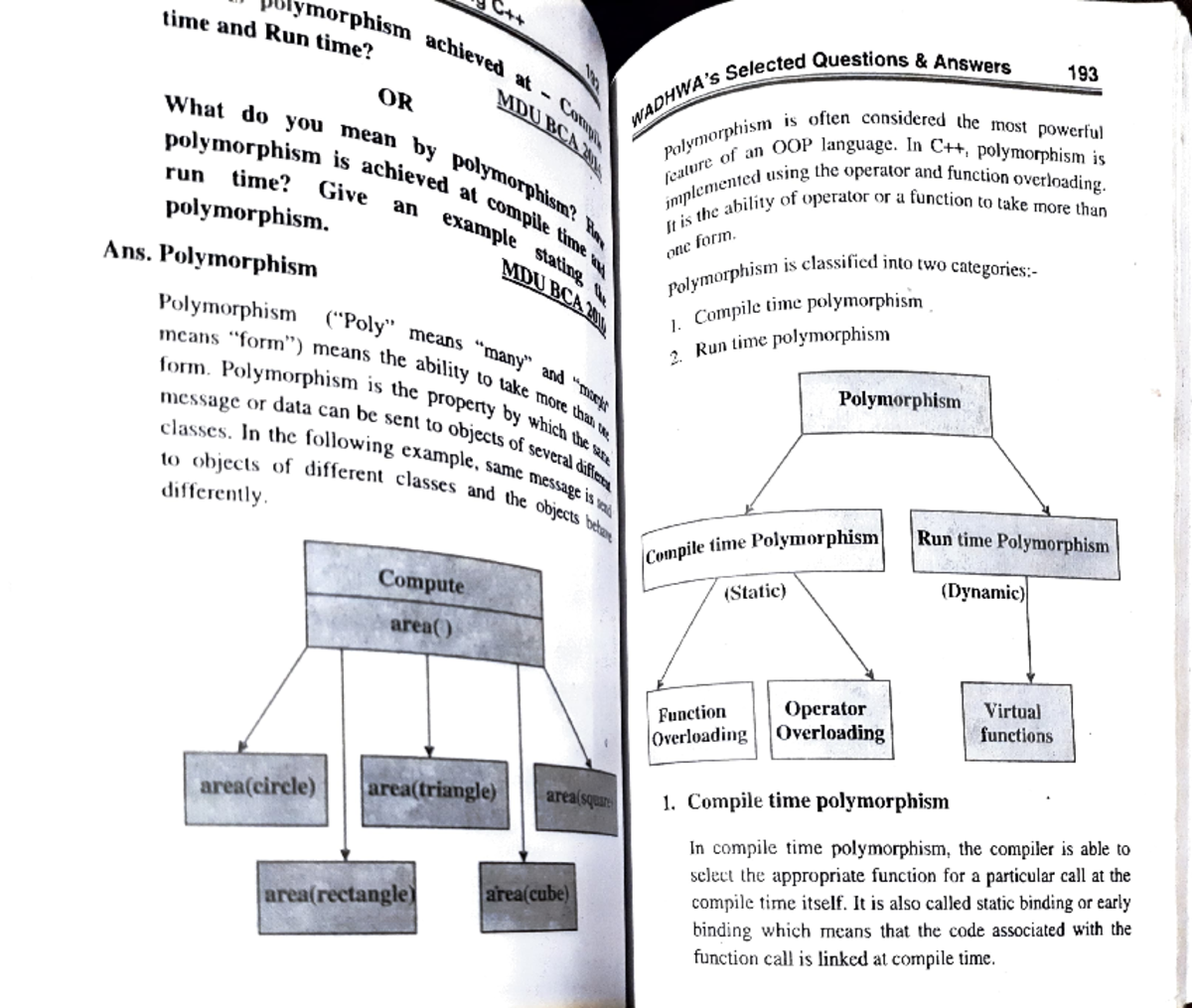 Oops unit 3 , 4 - Summary Bachelors's in Computer Application - Studocu