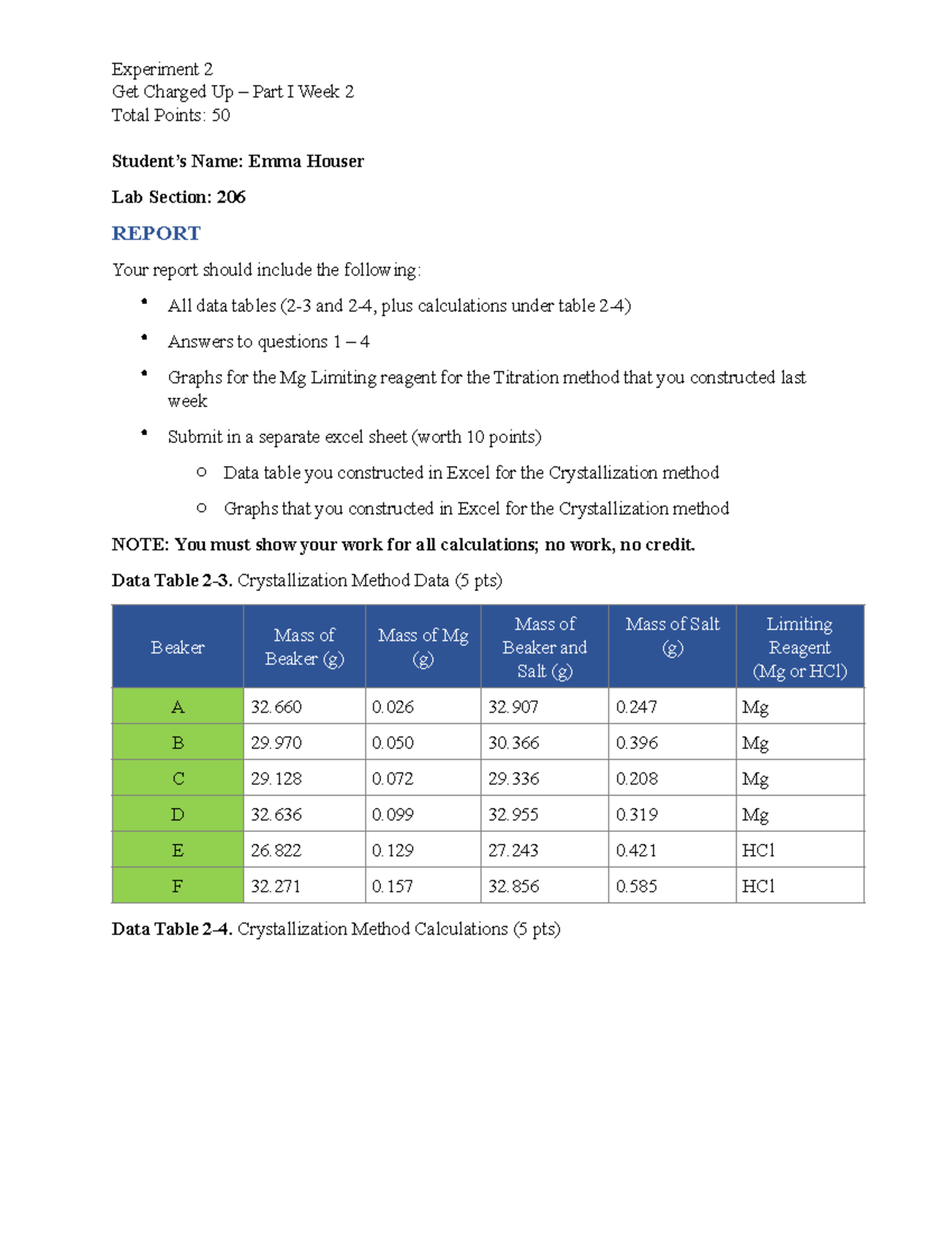Get Chrged Up Final - get charged up week 2 lab report - Get Charged Up ...