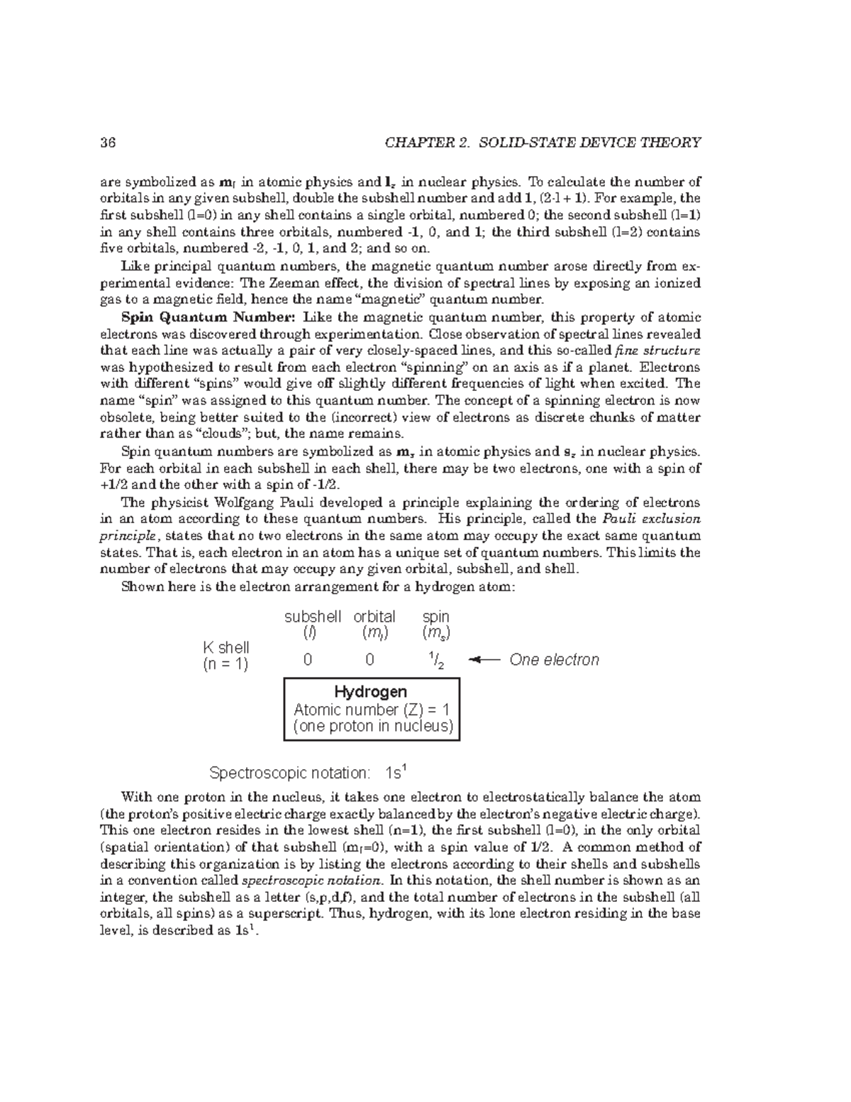 Semiconductors Circuits 3-3 - 36 CHAPTER 2. SOLID-STATE DEVICE THEORY are symbolized as m l in ...