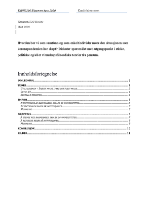 Exphil sammendrag - Exphil notater Platon Erkjennelsesteori Støtter til en viss grad Heraklits ...