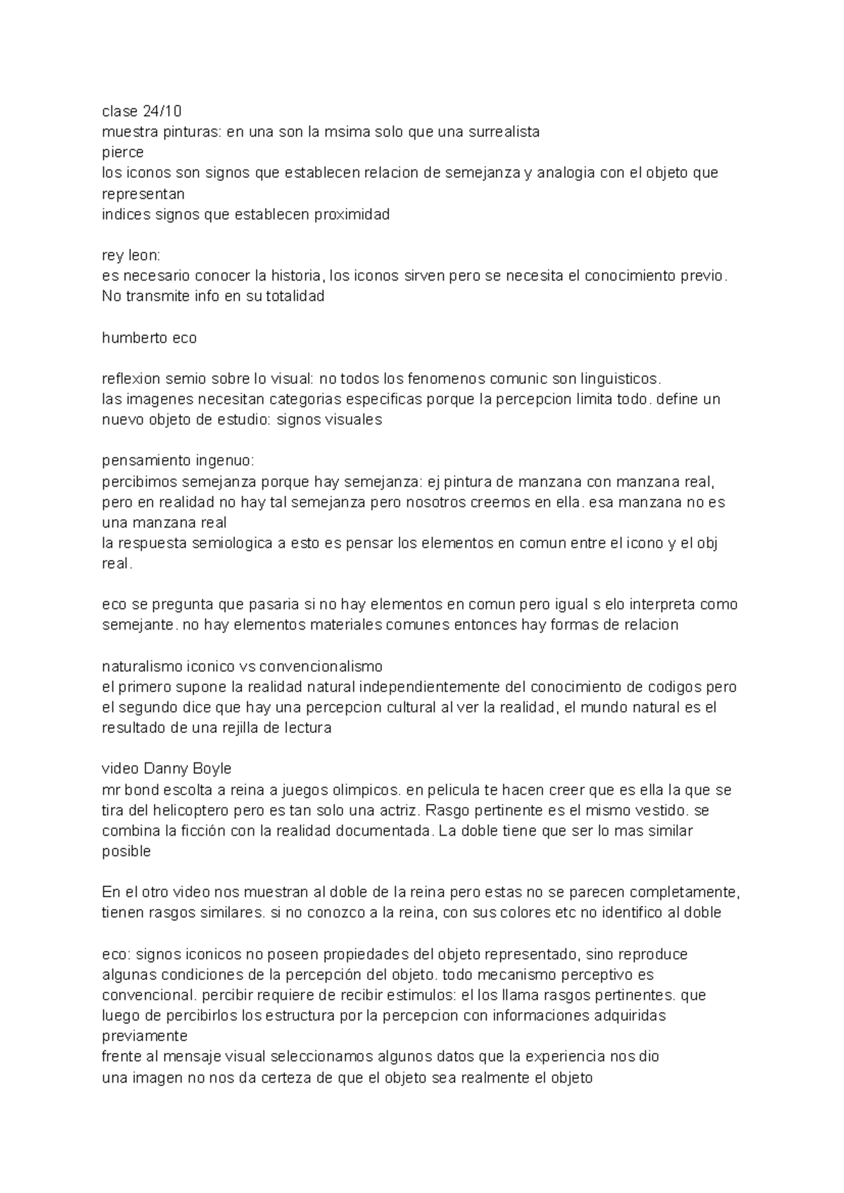 Resumen - clase 24/ muestra pinturas: en una son la msima solo que una ...