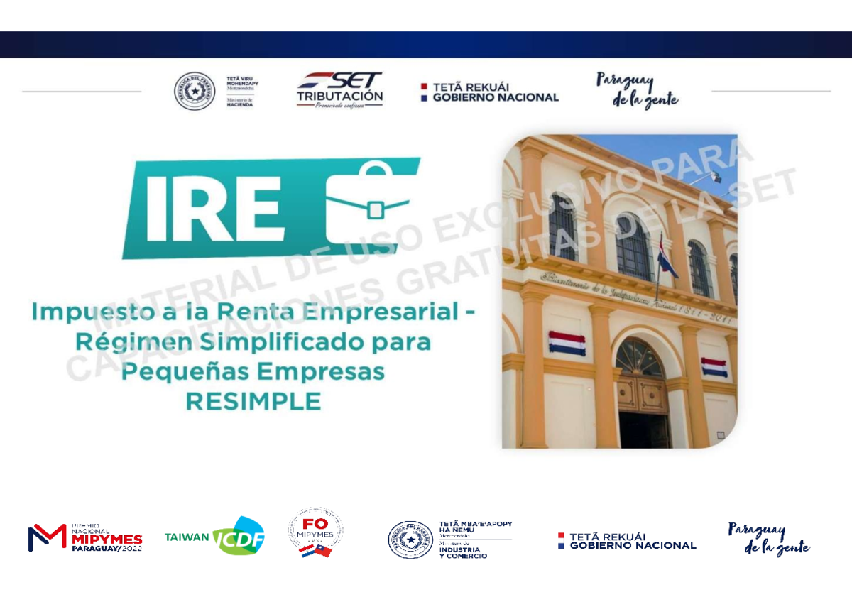 Presentación IRE Resimple - Artes plásticas - Studocu